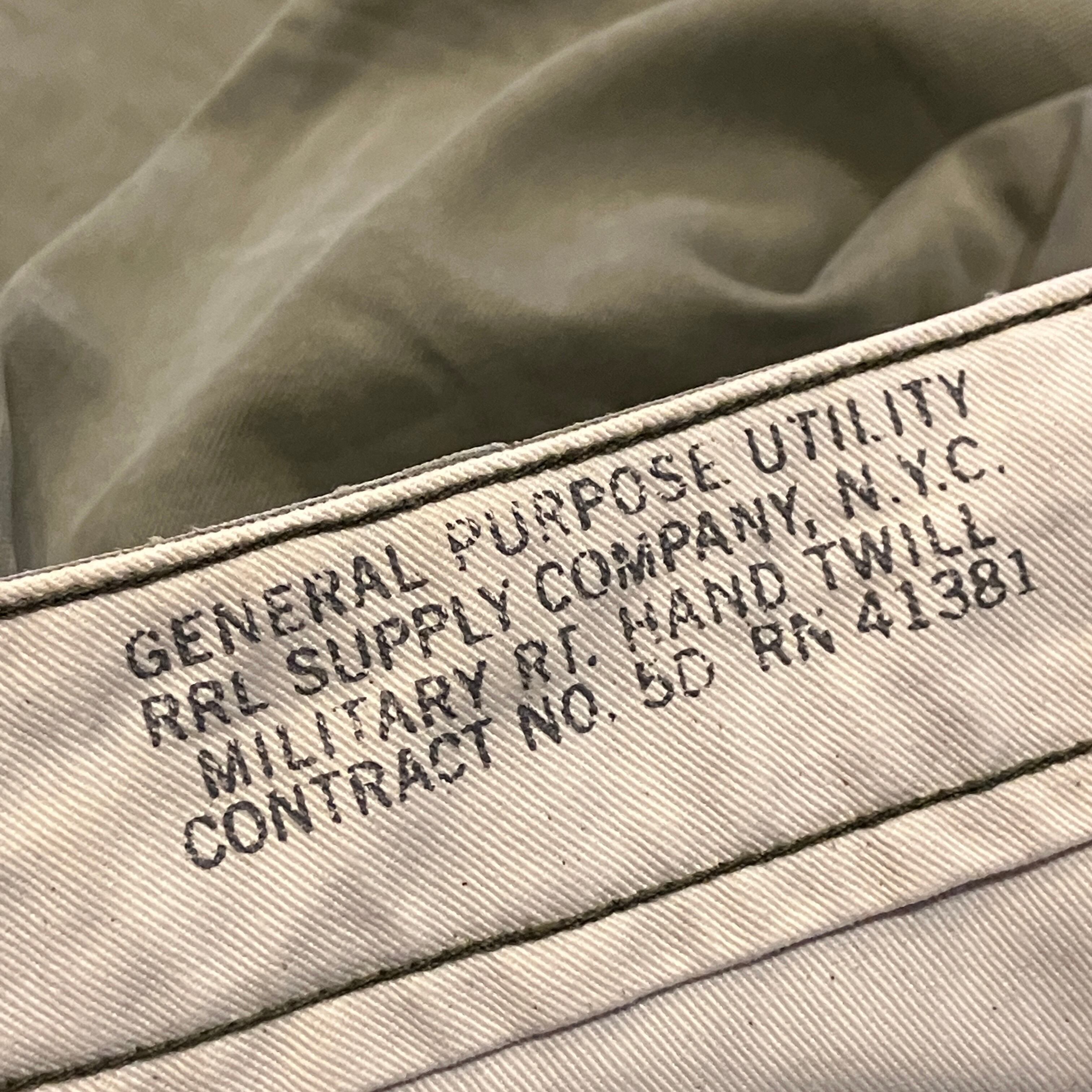 RRL OFFICERS CHINO PANT OLIVE | safarionline