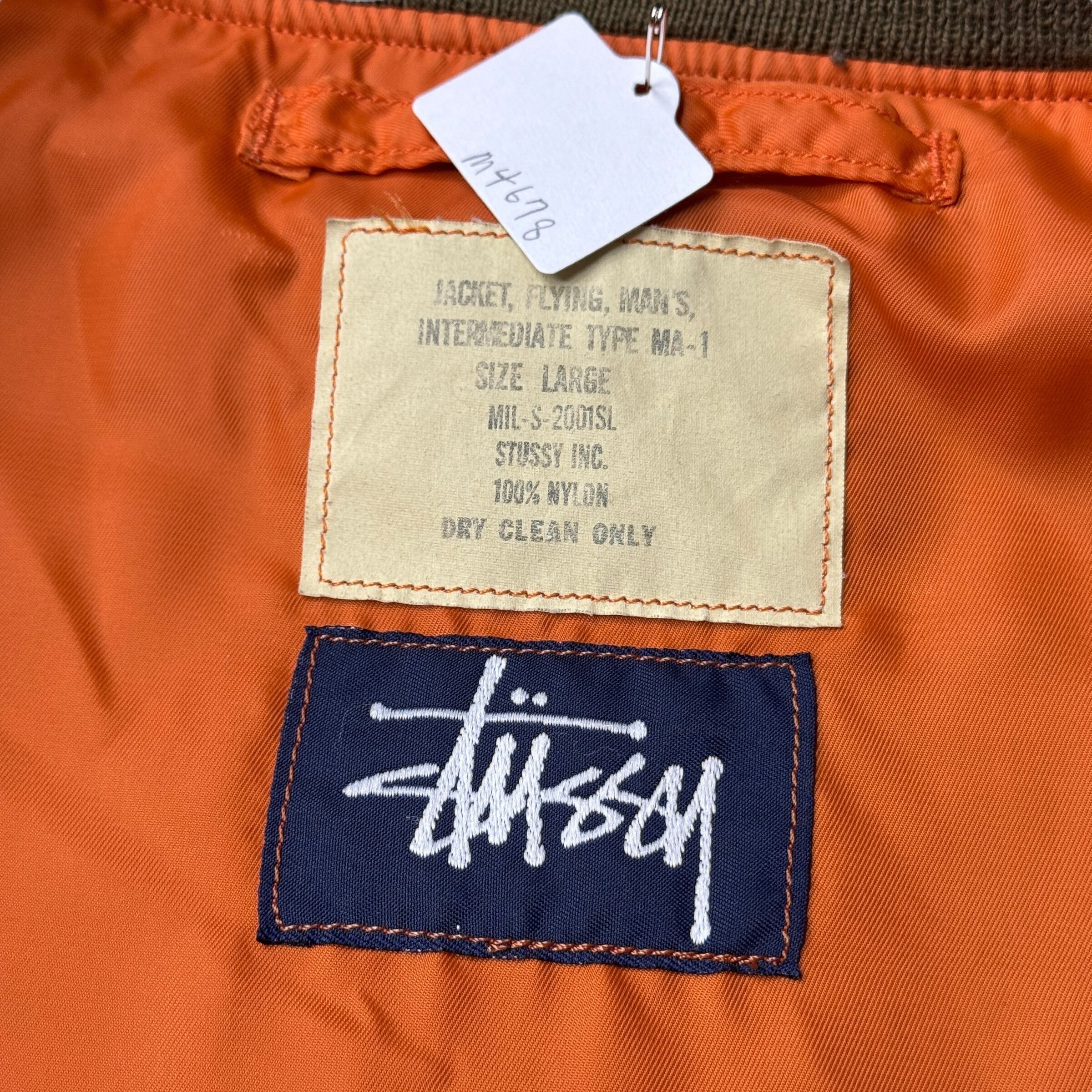 00’s old stussy “Ma-1 Type” Jacket 【高円寺本店】 | curb