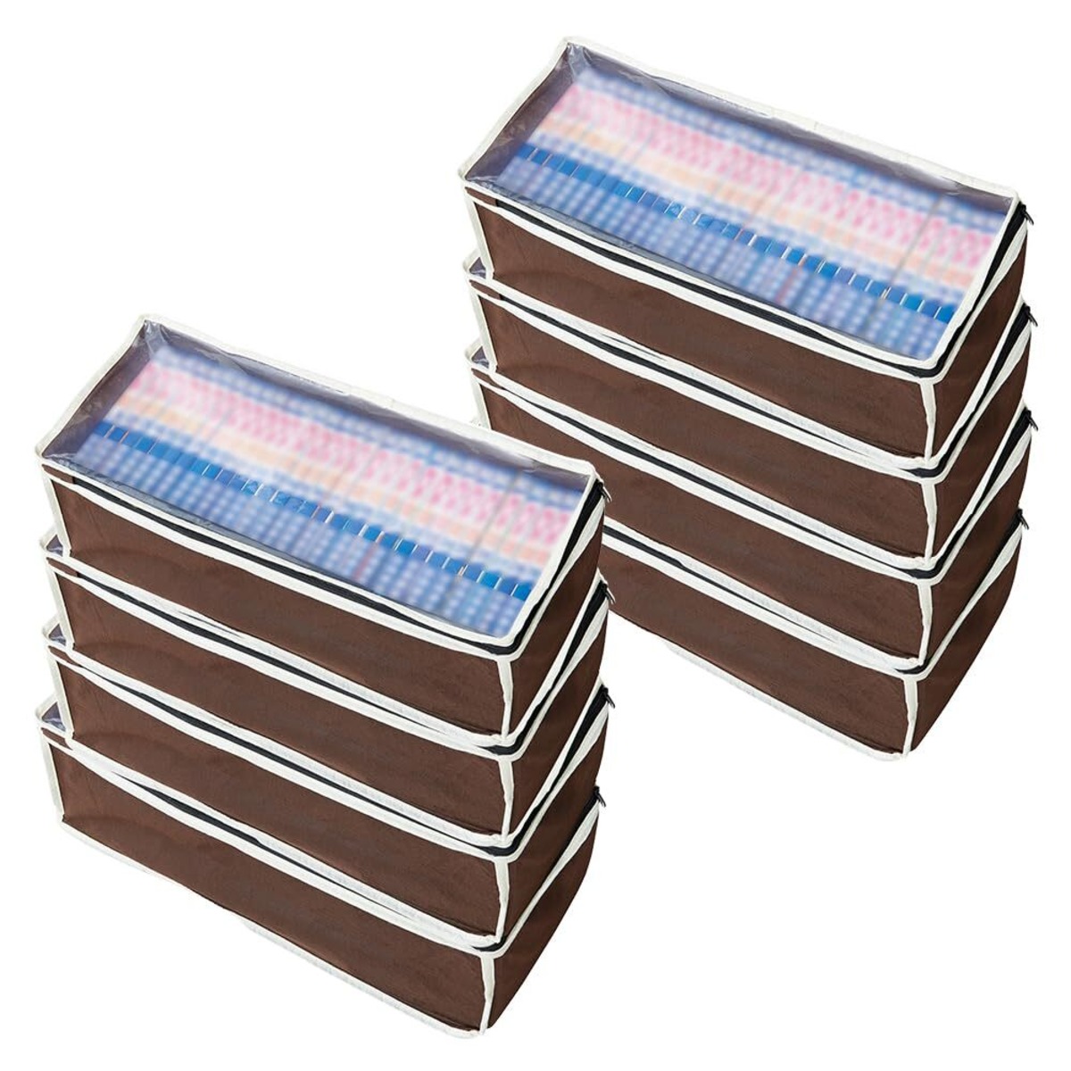 アイメディア(Aimedia) パッと見えるコミック収納袋 8枚組 収納袋 収納ケース 収納ボックス コミック収納 漫画 収納 漫画本 クローゼット 本 コミック | loop0707