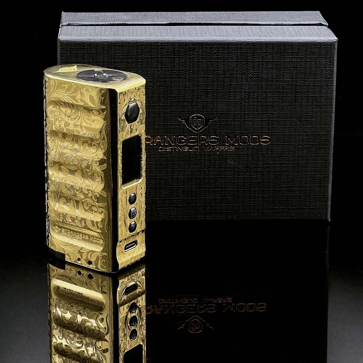 ERGAL 21 GOLD BAR by Strangers Mods【Authentic】【Made in Italy】【21K GOLD ...
