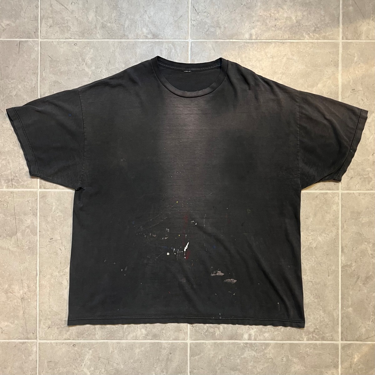 USED SUN FADE PAINTED TEE | AKO
