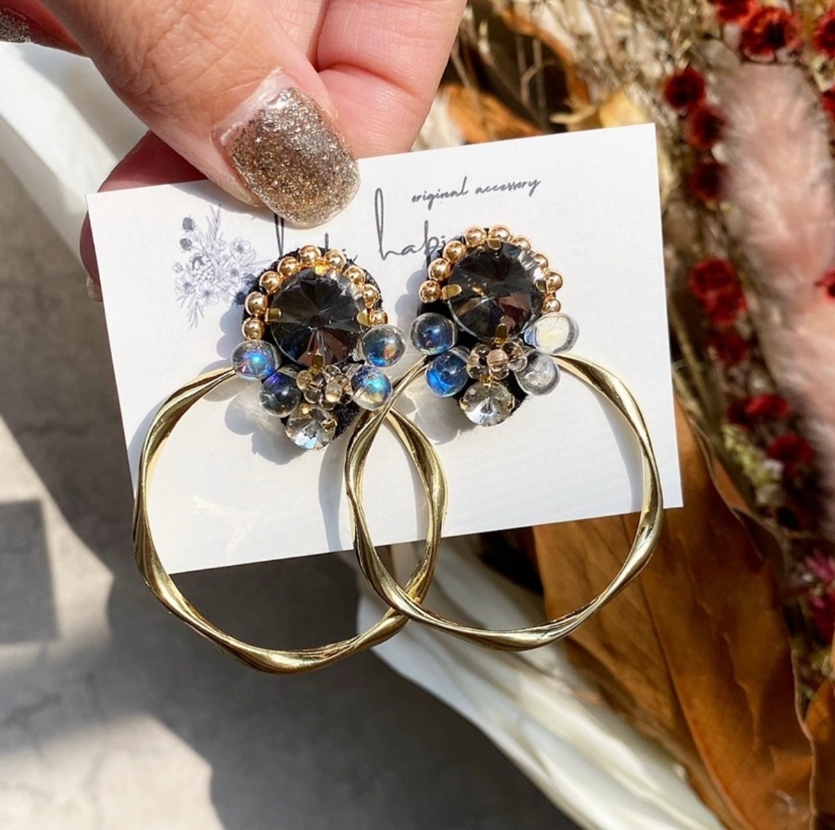 ロングセラー/ブラックフープ | hapihapi accessory（ハピハピ）