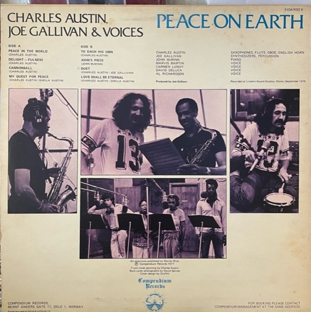 Charles Austin-Joe Gallivan & Voices "Peace On Earth" LP | EAD RECORD