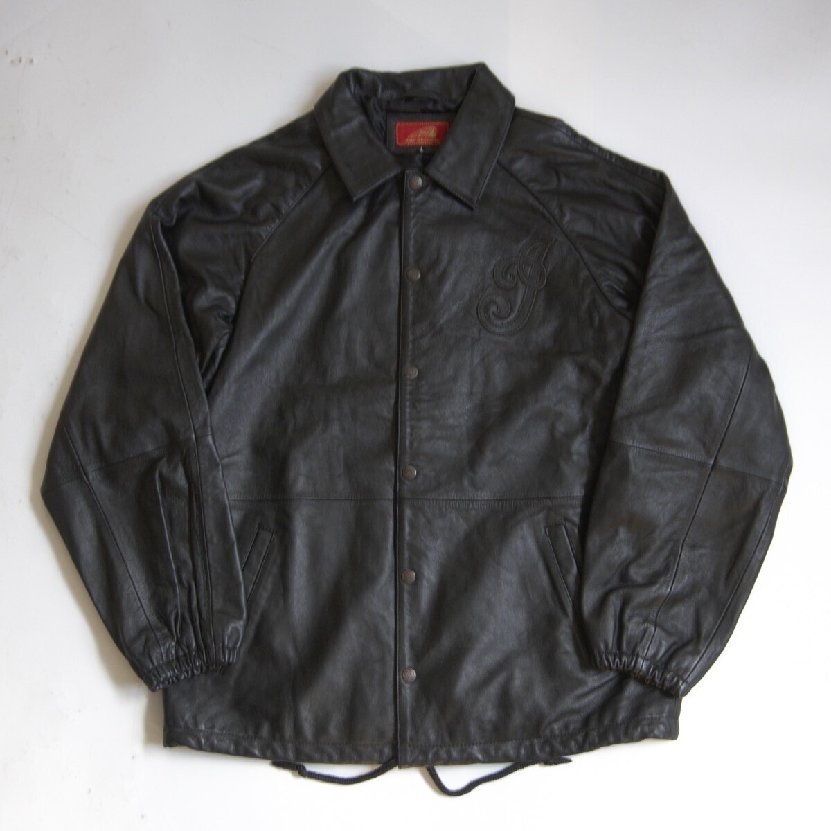 【美品】Indian Motorcycle【IL-246 Leather coach jacket】L レザー コーチ ジャケット ブラック ...