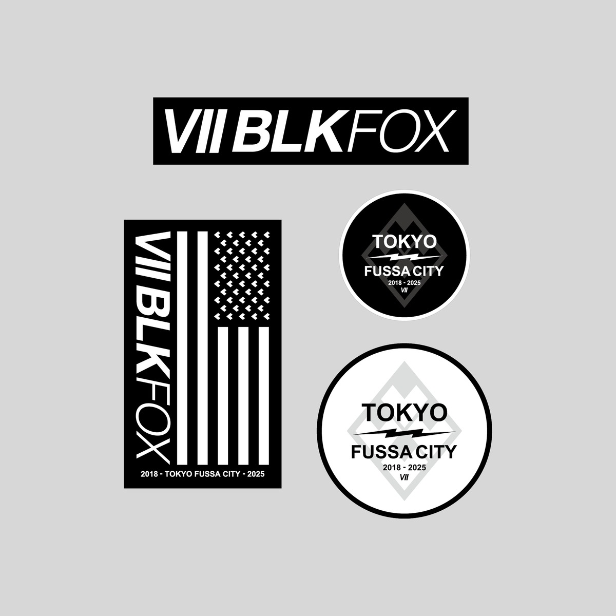 BLKFOX 7th Anniversary Sticker Pack | BLKFOX SELECTION