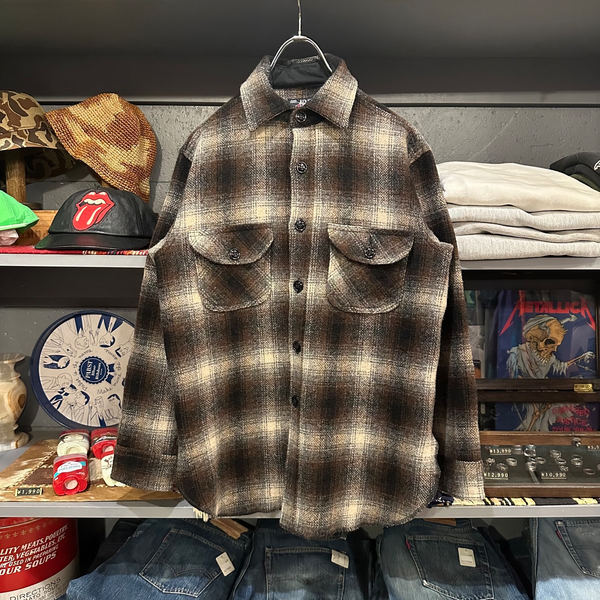 80s Johnson L/S Wool Shirt | VOSTOK
