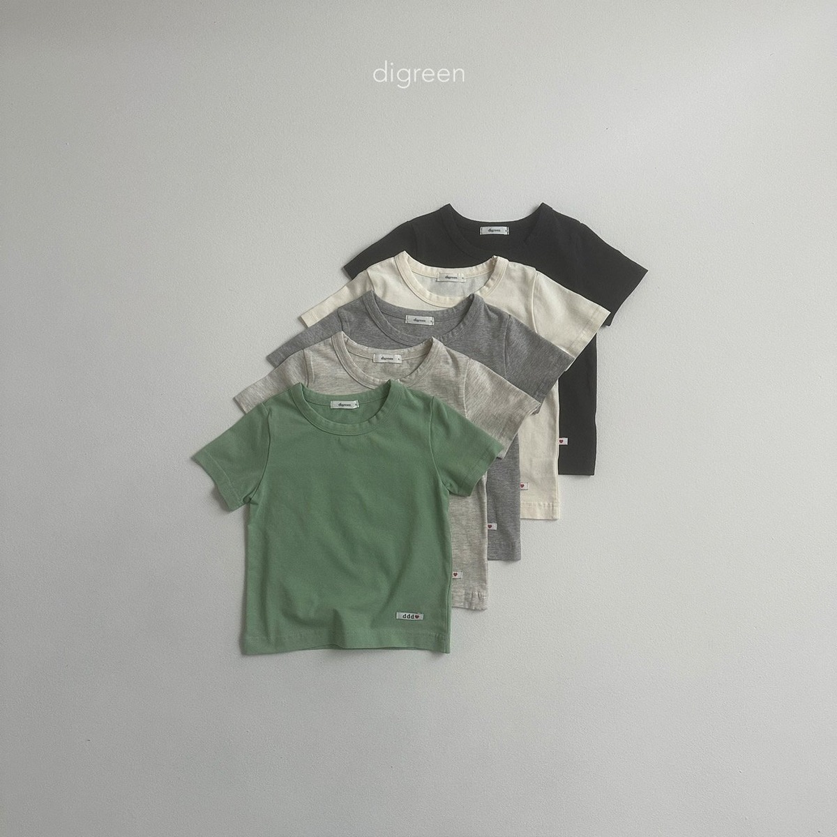 \ご予約/【digreen/03】basic t-shirt.S-XXL | ノヌン ナエ イップニ_nonun nae yeppuni