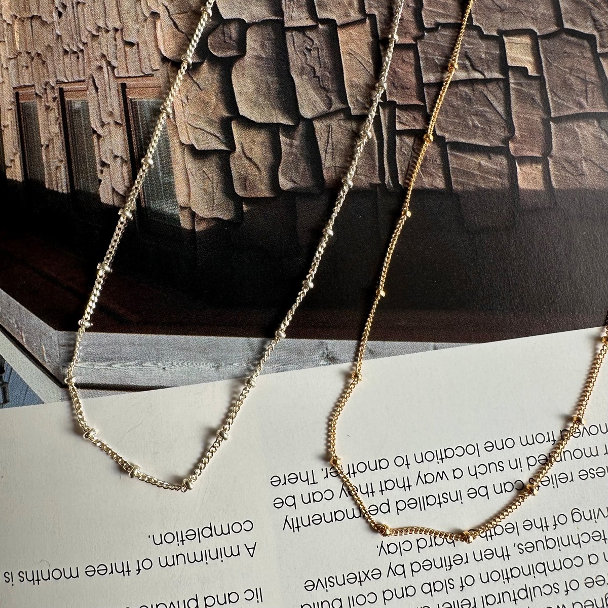 ドットスルー ショートネックレス【14金GF・SV925】 | Kazaru-Kazaru(カザルカザル)公式通販｜わざわざ出掛けたくなるアクセサリーショップ