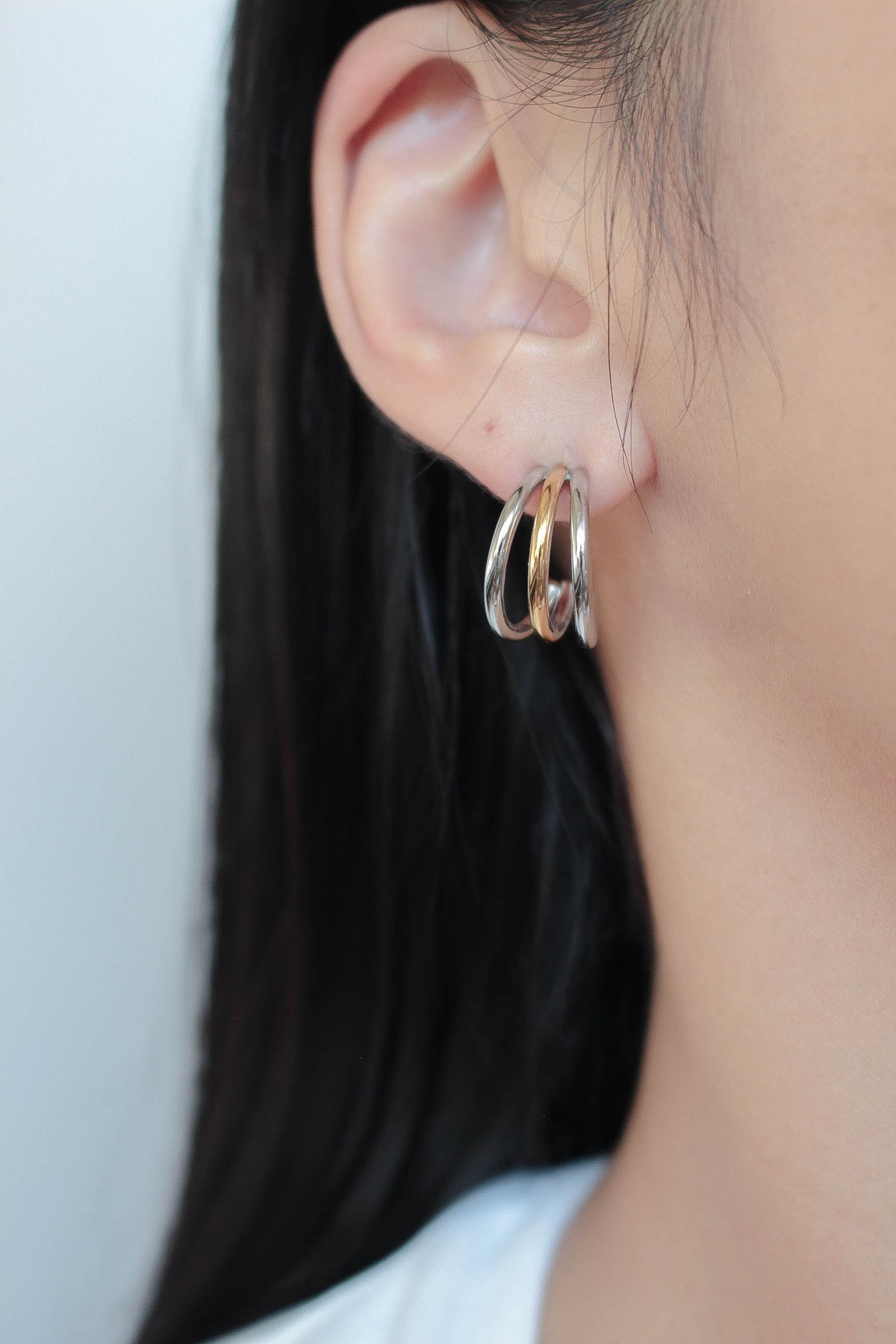 Trois Arc Pierce | 金属アレルギー対応のアクセサリー ebine