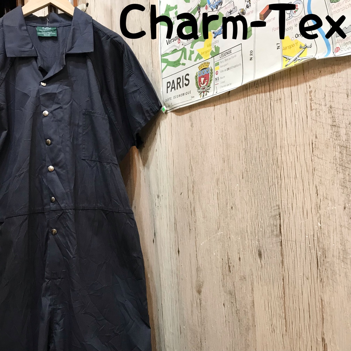 Charm-Tex 囚人服 刑務服 半袖つなぎ w40 古着 (1280) | 温古着新