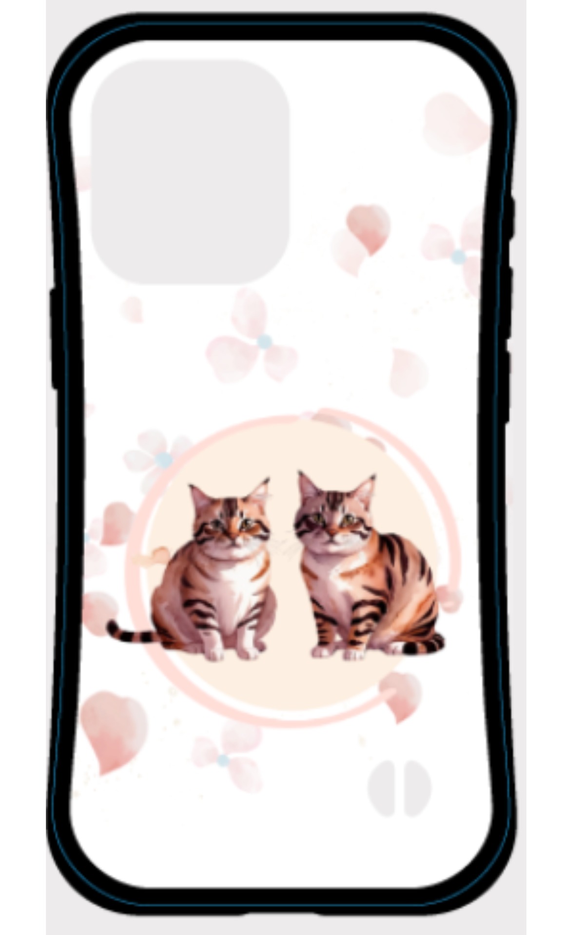 iPhone スマホケース TABBY CAT 2匹の猫たち 縞々柄の猫 各機種有 | スマホとTシャツと猫と。| GURIR