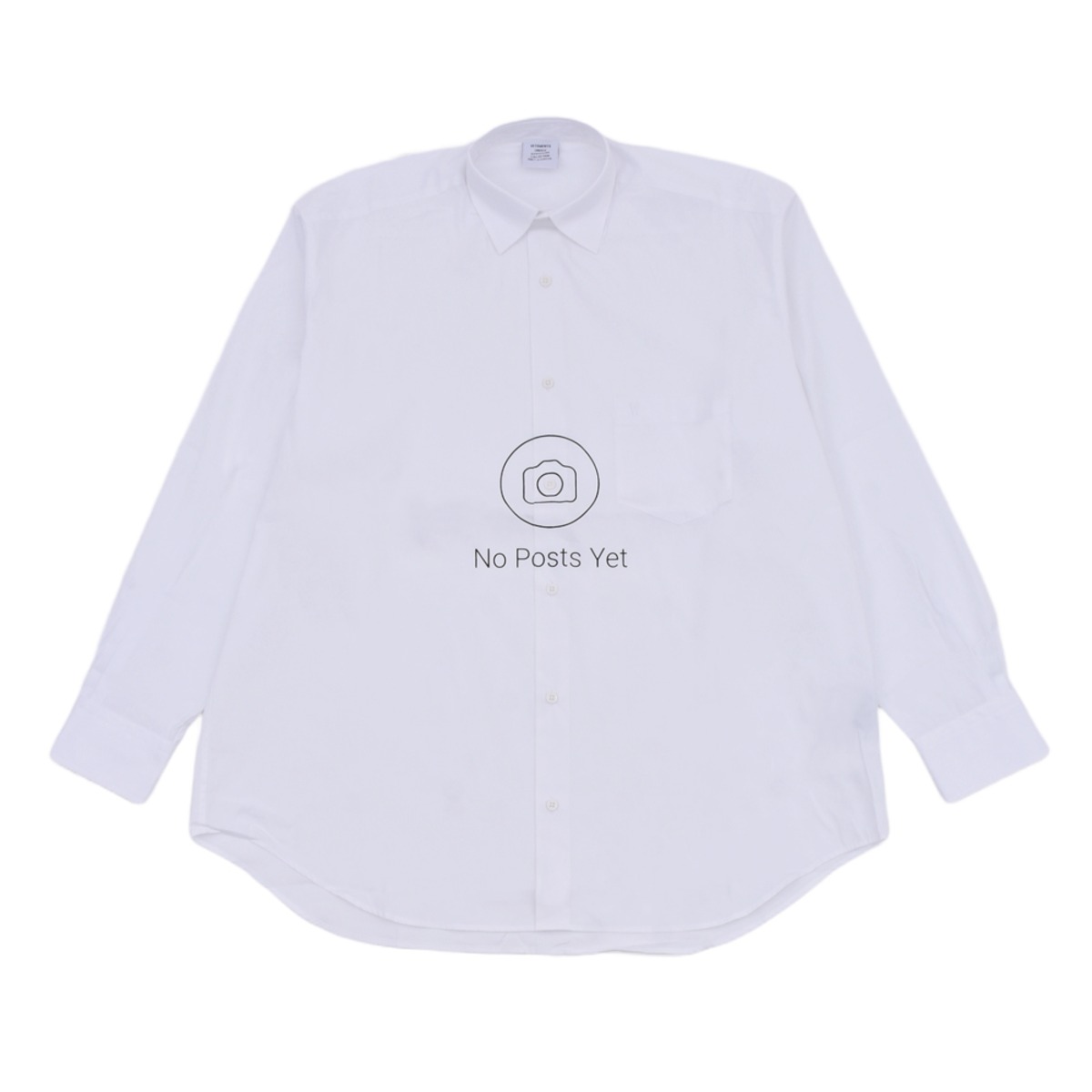 【VETEMENTS】NO POSTS CLASSIC SHIRT | AYIN