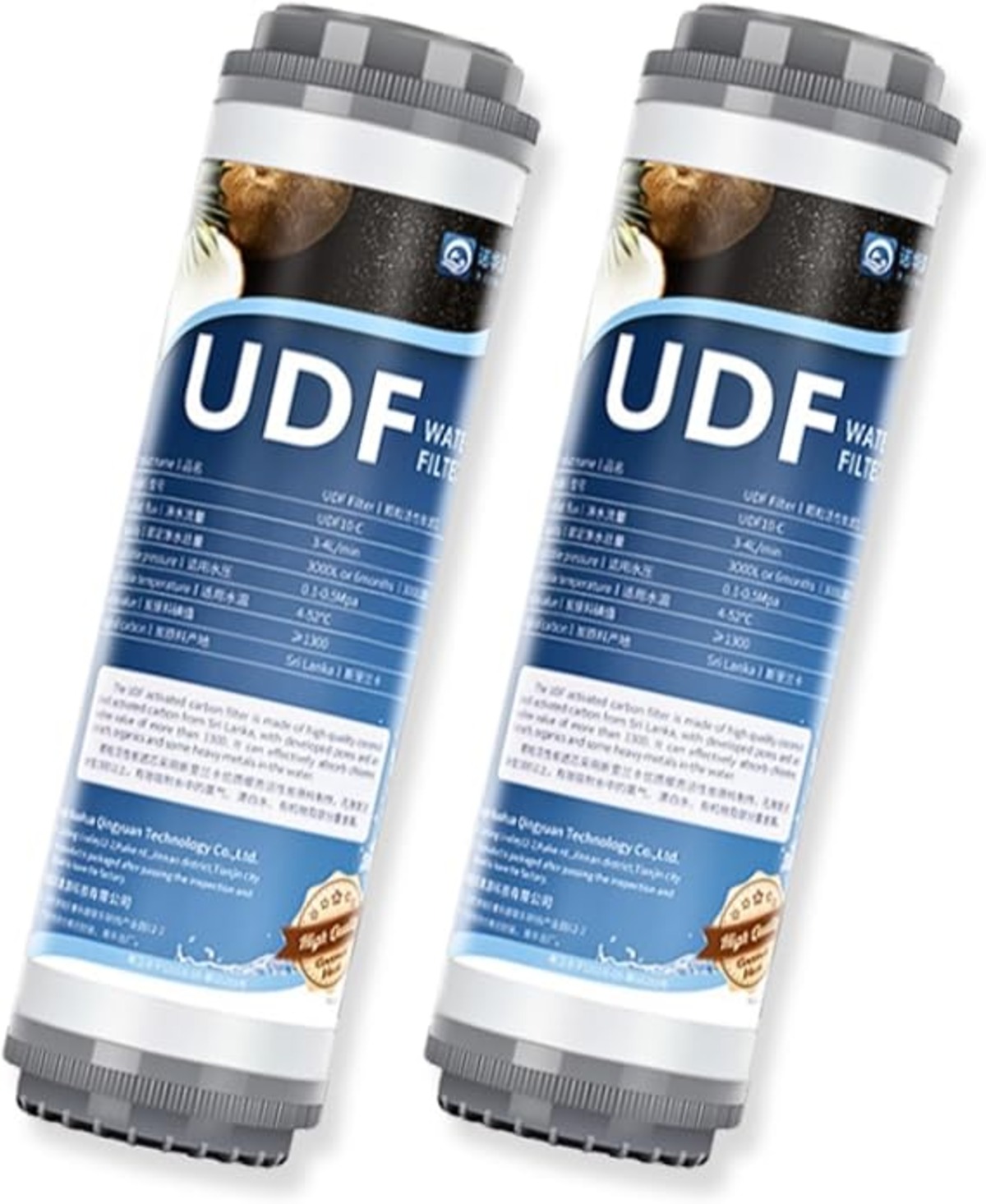 UMikke 社外 アクアリウム 水槽 浄水器 フィルター UDF ハイグレード ヤシ殻 顆粒活性炭 塩素 重金属 農薬 除草剤 吸着 10 ...