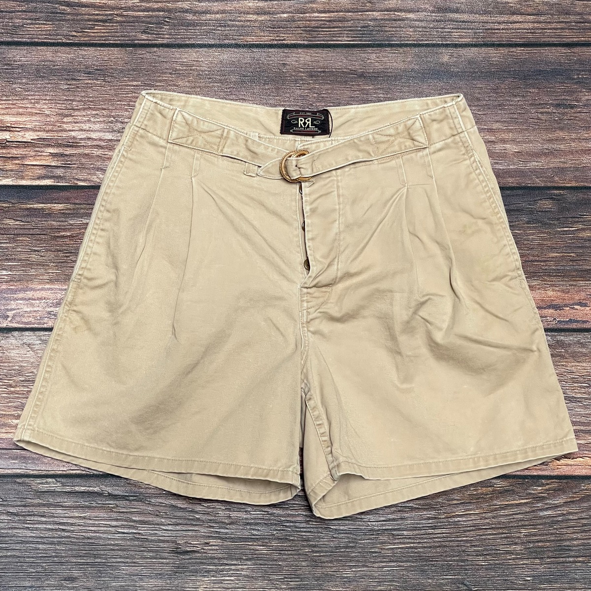 三ツ星 RRL 】90's USA製 RRL ダブルアールエル ラルフローレン 3ツ星タグ グルカショーツ W30 | 古着屋DIGDIG