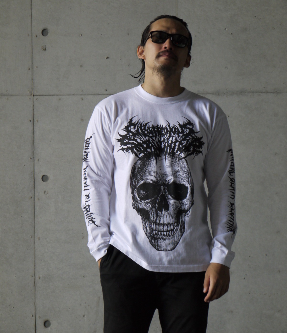 The Defleshed Long Sleeve White | Brutal Death Clothing