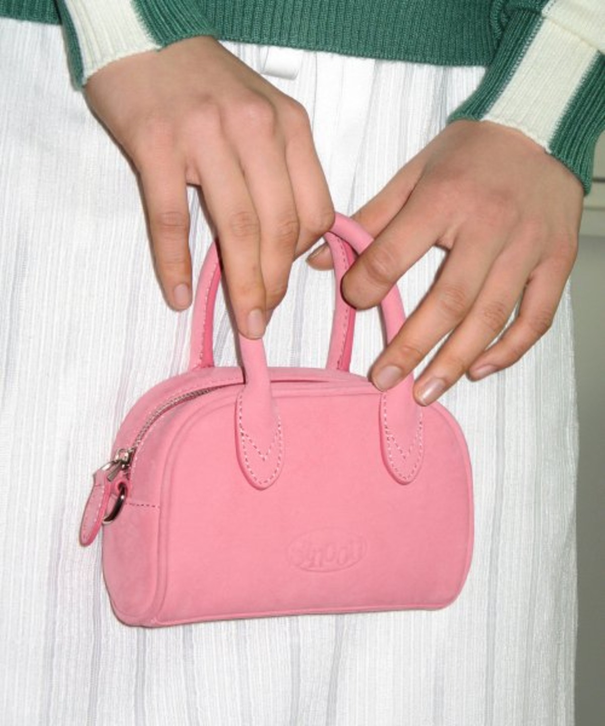 [SINOON] SMOOTH MICRO BAG (PINK) | もごつ