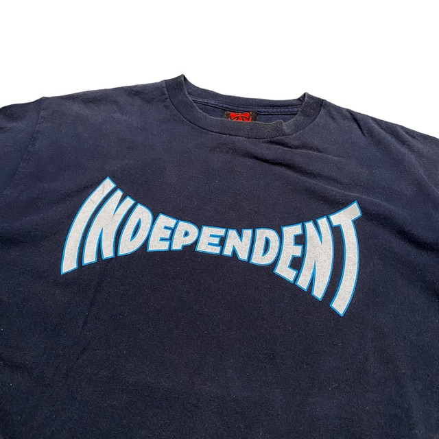 90's INDEPENDENT T-Shirts M / インディペンデント アイアンクロス スケート Tシャツ 両面プリント 古着 ...