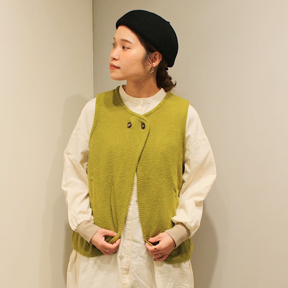 ベスト ラムナイロン変形2WAYカノコ編み SZ748255 | muku