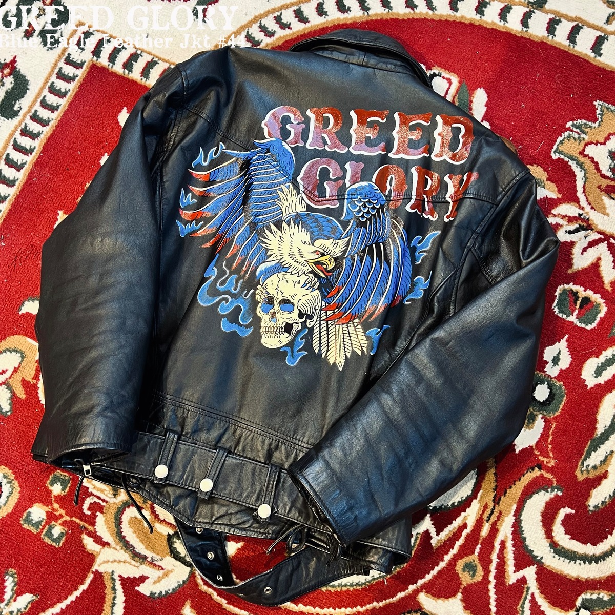 GREED GLORY "Blue Eagle" Leather Jkt #44 | GREED GLORY