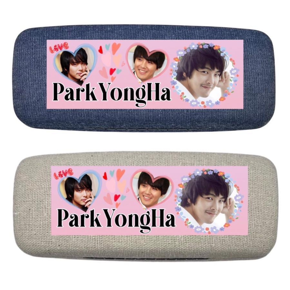 パクヨンハ メガネケース デニム リネン 眼鏡ケース 韓流 グッズ pd040-5 | angieseoul