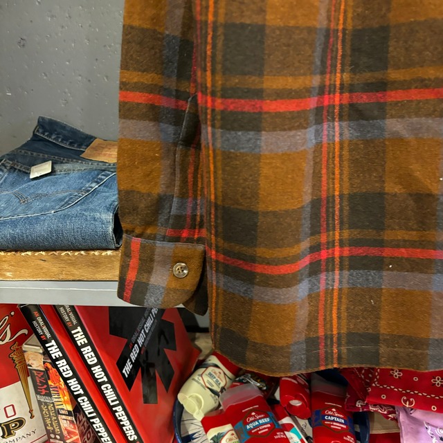 70s Pendleton L/S Open Collar Wool Shirt | VOSTOK