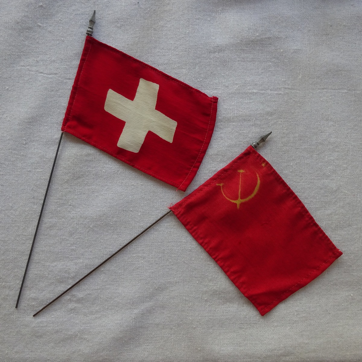 Vintage flag toy Swiss | loveletter