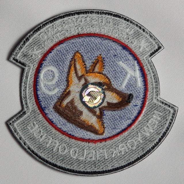 K-9 Patch "U.S.CBP K-9" 国土安全保障省 税関 国境取締局 K-9パッチ | K-9 PLANET