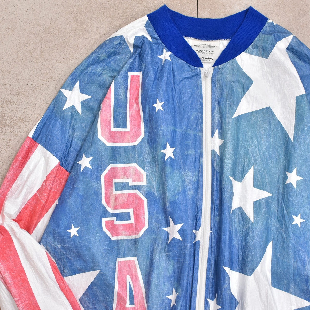 90s USA Olympic full pattern TYVEK jkt | 古着屋 grin days memory 【公式】古着通販 ...