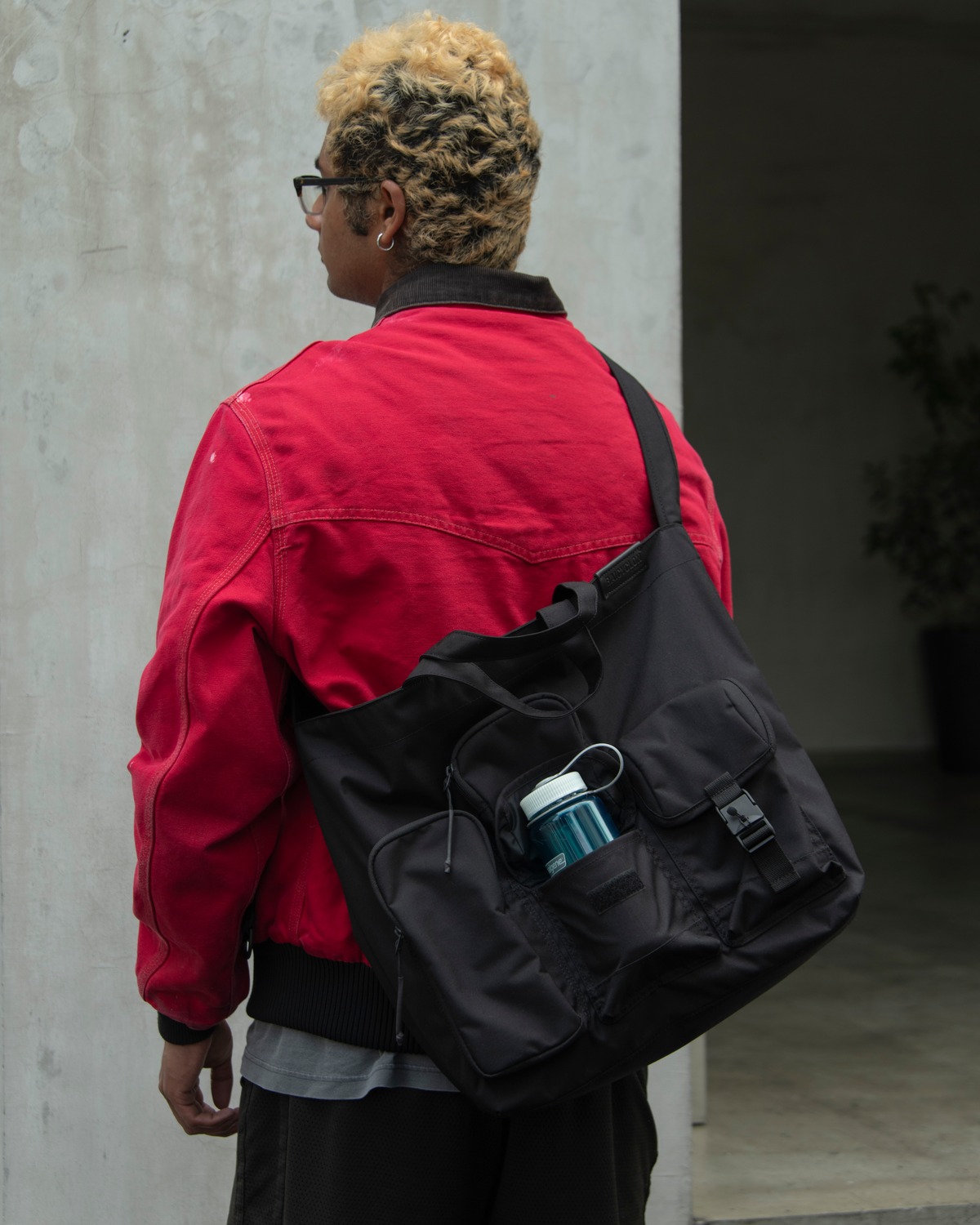 BAICYCLON by bagjack " MULTI POCKETS 2WAY TOTE BAG ( BLACK )" | H.inch