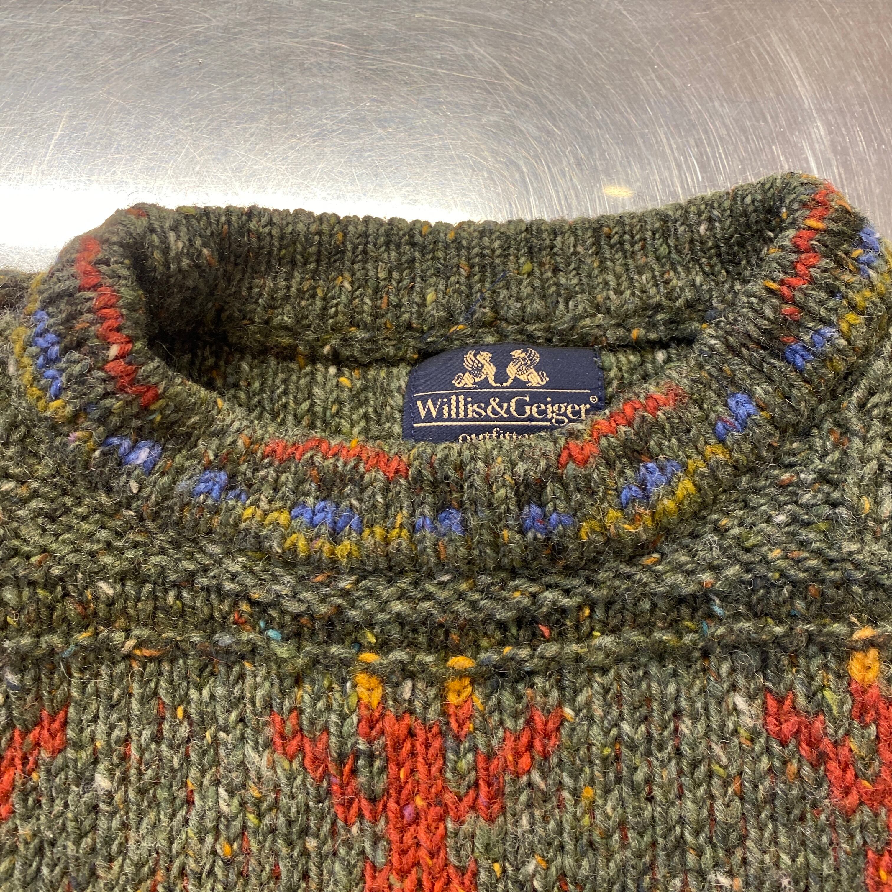 1990s WILLIS&GEIGER WOOL SWEATER | safarionline
