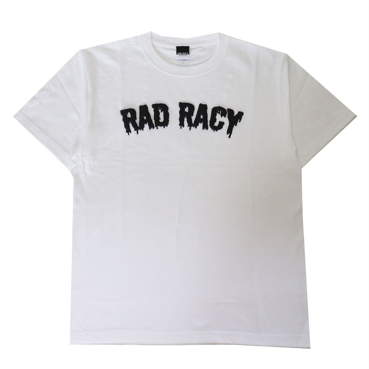 3D DRIP LOGO S/S TEE 【WHITE/BLACK】 | RAD RACY