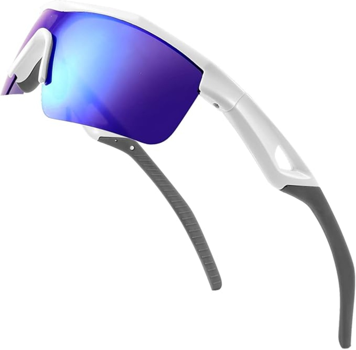 Feisedy キッズ スポーツ サングラス 子供用 偏光 レンズ UVカット TR90超軽量 サングラス ゴルフ ジョギング 野球 バス 釣り 自転車 サイクリング 紫外線カット B2454 ...