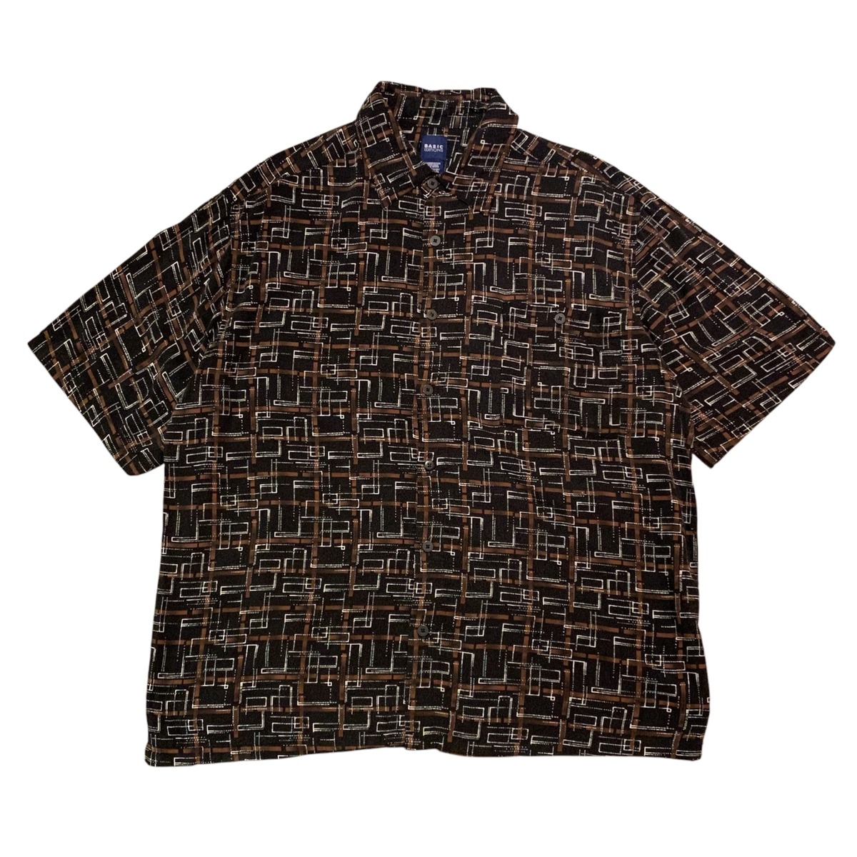 BASIC EDITIONS S/S Rayon BOX Shirt | Take Used, Vintage, ＆ Art