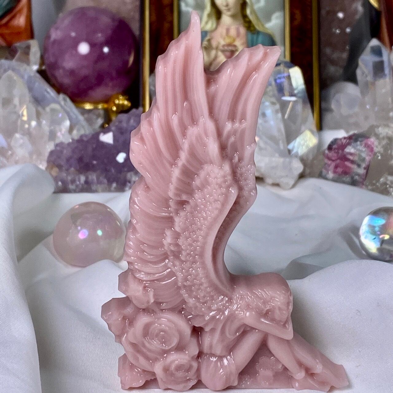 ピンクオパールのフェアリー Pink Opal Fairy AC3580 | My Stellar Crystals