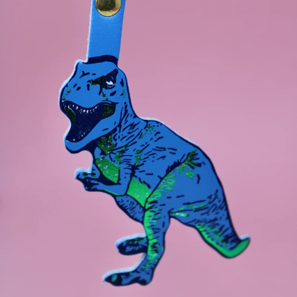 New!【Ark Colour Design】ティラノサウルス キーホルダー ブルー T-Rex Key Fobs Cornflower ...