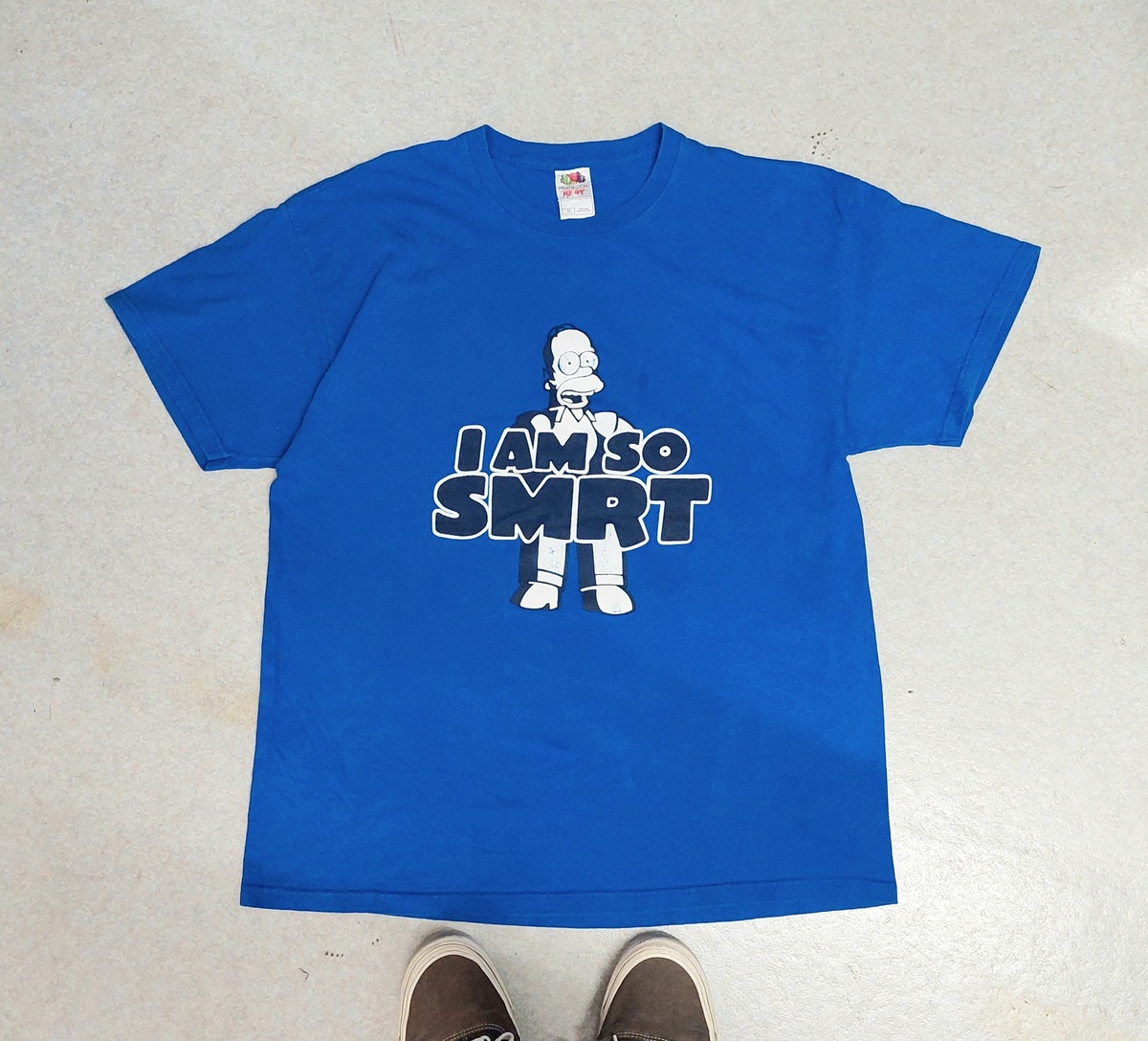 00's The Simpsons HOMER I AM SO SMRT Tシャツ XLサイズ | 古着屋LIBERTY