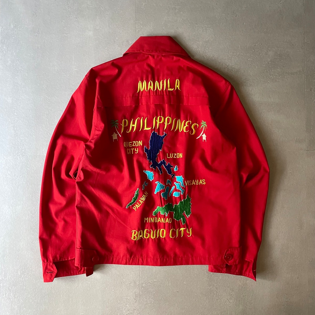 70's Manila souvenir jacket | Pheasant