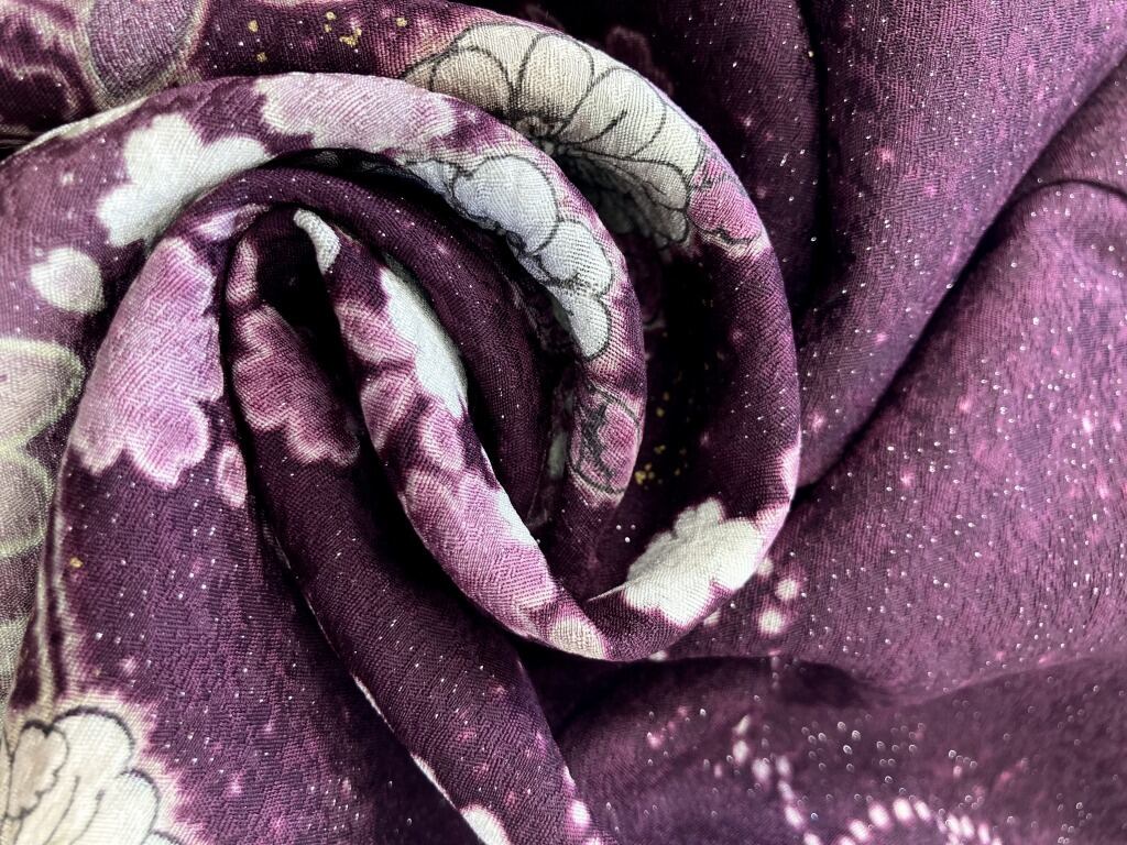 吉乃一廉 辻が花 絞り 銀通し 未使用 訪問着 正絹 袷 紫 黄色 1203 | kimono Re:和 [online store] キモ ...