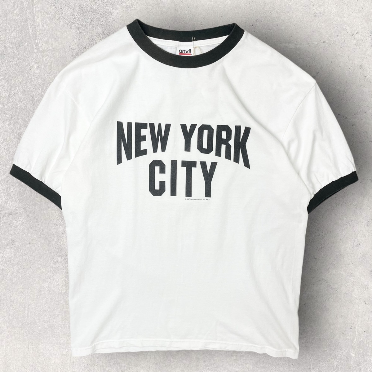 new york city ringer t shirt 90s | focus