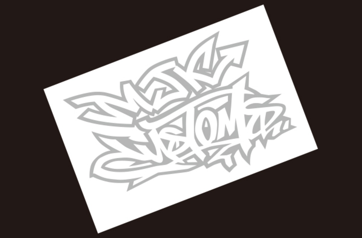 MJK CUSTOMS LOGO STICKER "TYPE-A" | MJK CUSTOMS (エムジェーケーカスタムズ)