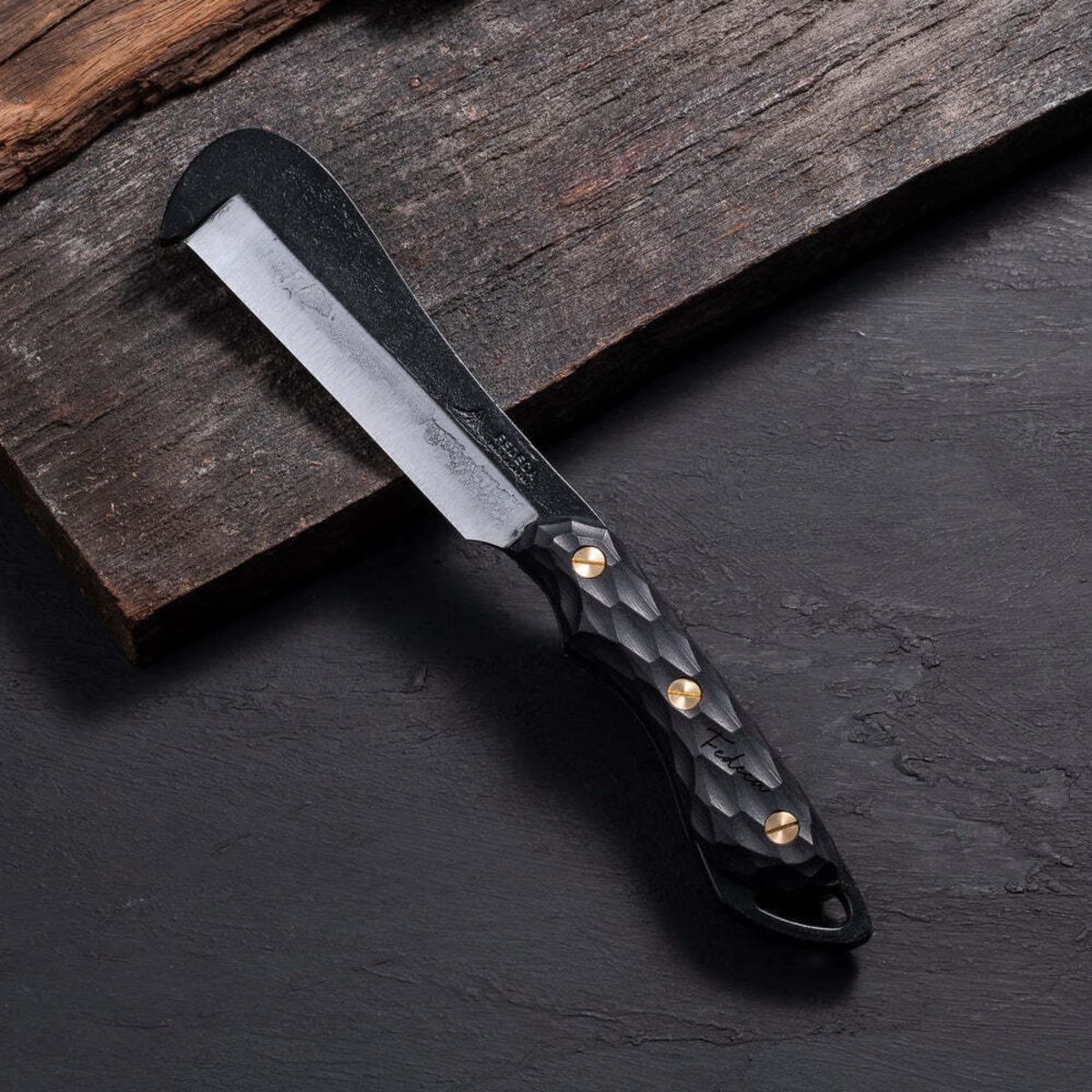 FEDECA フェデカ 鍛造バトニング鉈 鍛造バトニング鉈 名栗ブラック "TANZO" BATONING NATA | efim