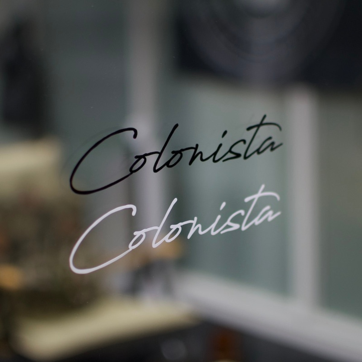 COLONISTA 筆記体オリジナル カッティングステッカー | COLONISTA