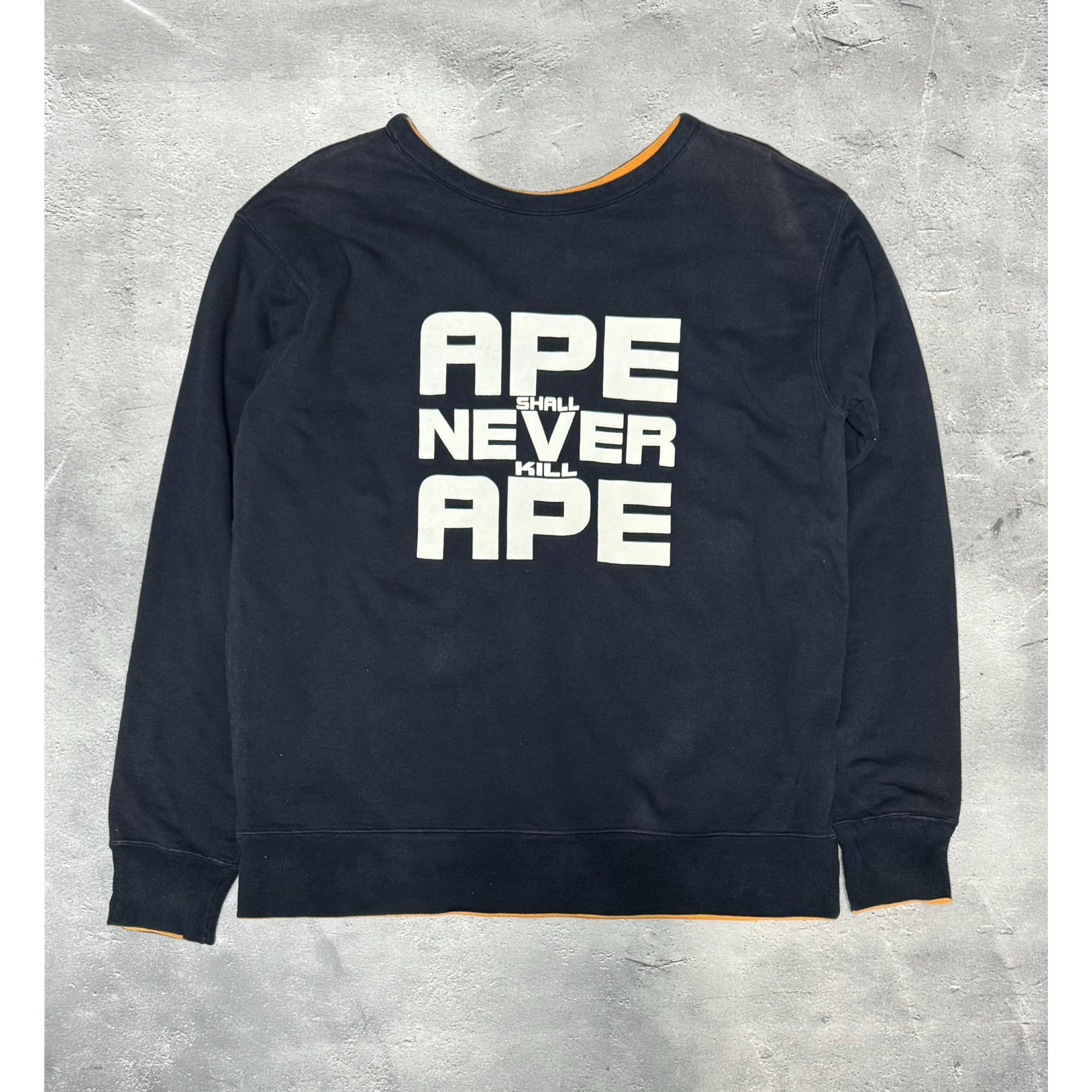 00's A BATHING APE Reversible Printed Sweatshirt / L | Daily 00's A BATHING APE Reversible Printed Sweatshirt / L | Daily