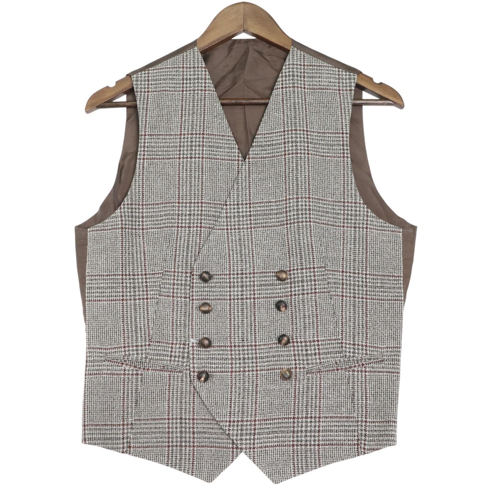 TAGLIATORE MIXED DOUBLE VEST《46》 | safarionline