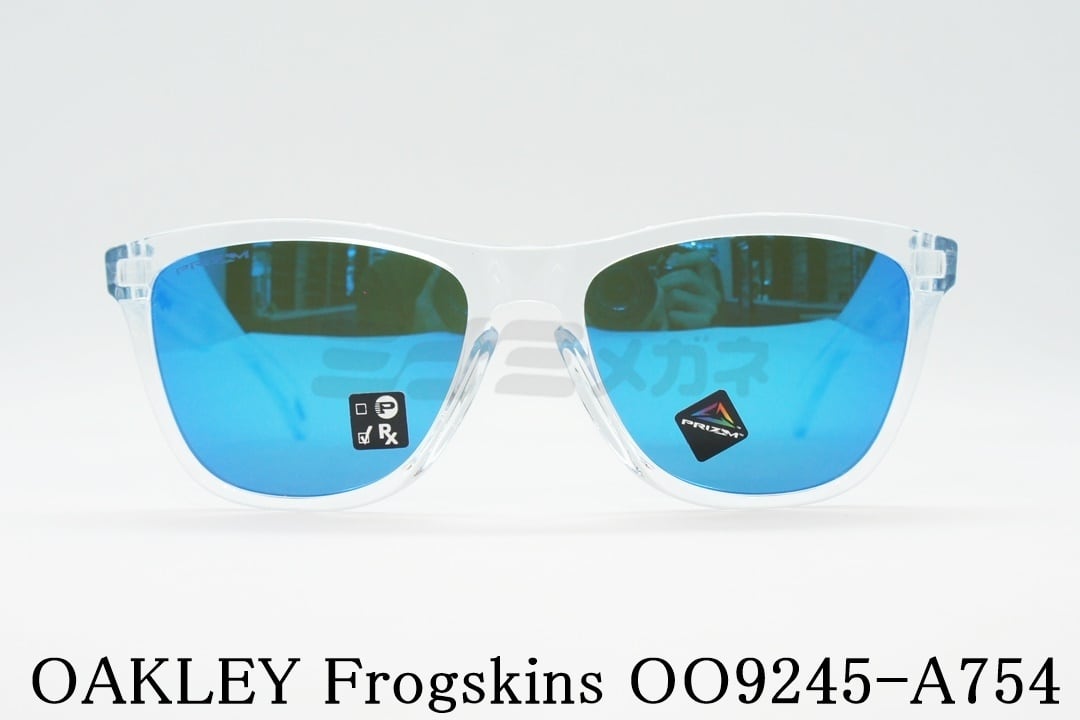 OAKLEY サングラス Frogskins OO9245-A754 ウェリントン クリアフレーム アジアンフィット フロッグスキン オークリー 正規品 | ミナミメガネ -メガネ通販 ...