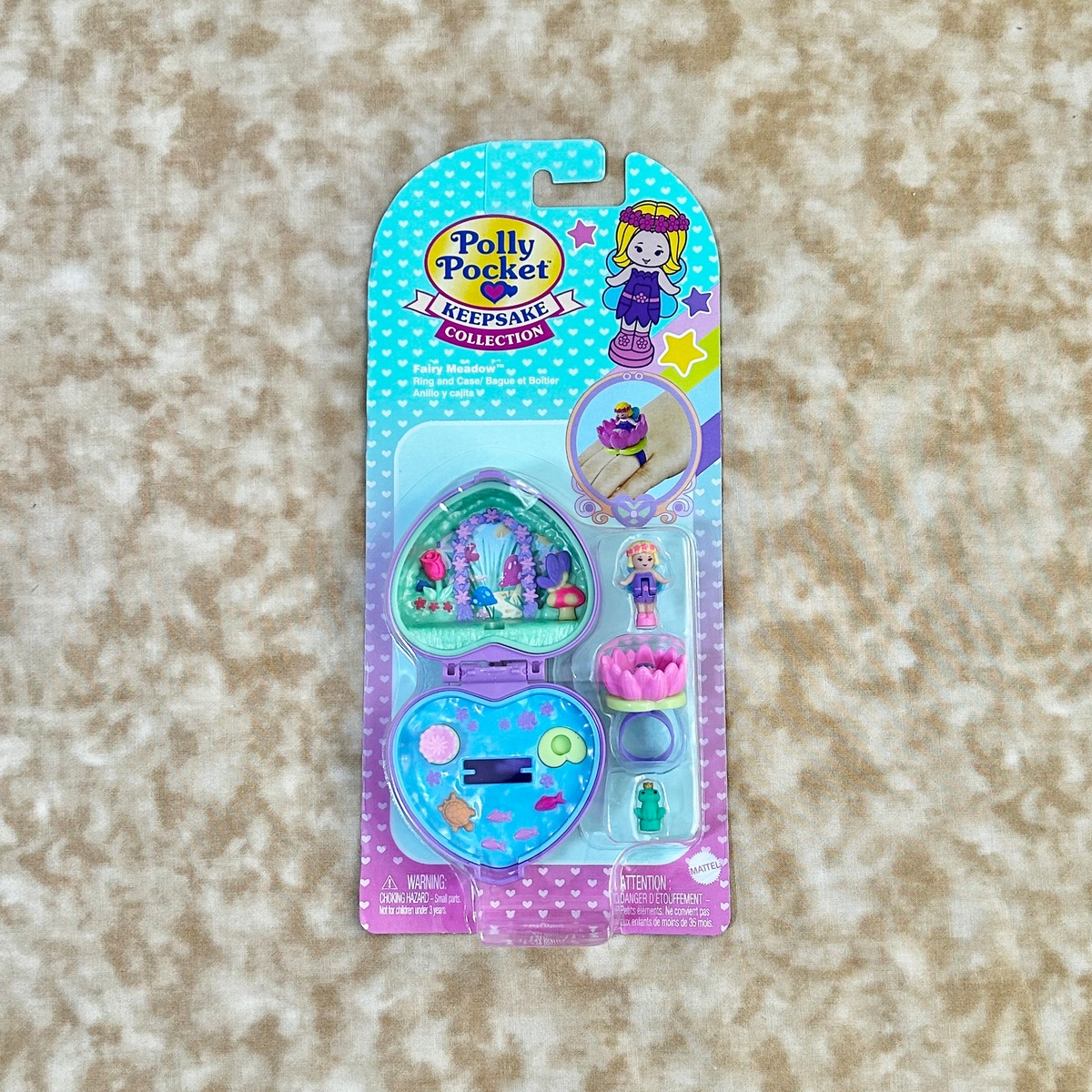 Polly Pocket ポーリーポケット KEEPSAKE COLLECTION Accessory Ring Fairy Meadow ...
