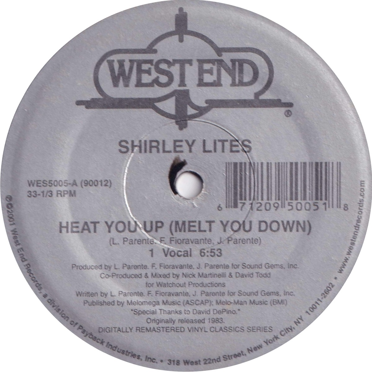 Shirley Lites – Heat You Up (Melt You Down) | First Floor Records ...