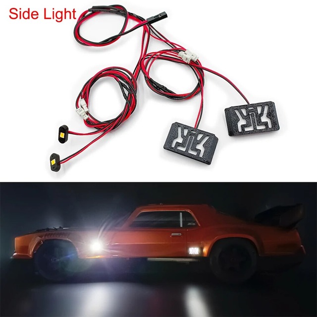 シミュレーション ヘッドライト テールライト サイド LED ライト グループ 1/7 Felony 6S ストリート バッシュ 全道マッスル ...