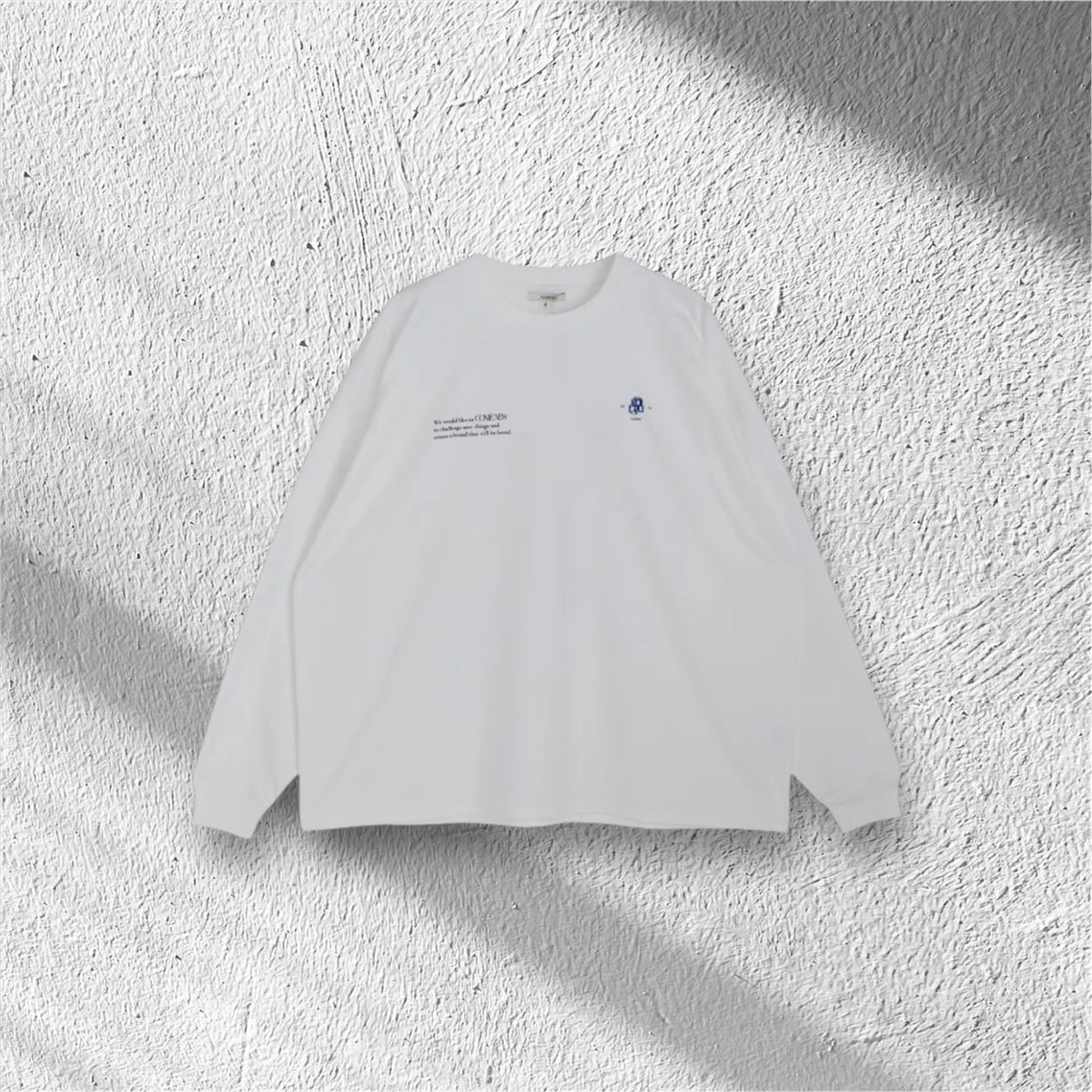 【AMERI(Ladies)】NEW LOGO CONCEPT LS TEE ホワイト | CLOAK&CO EC STORE