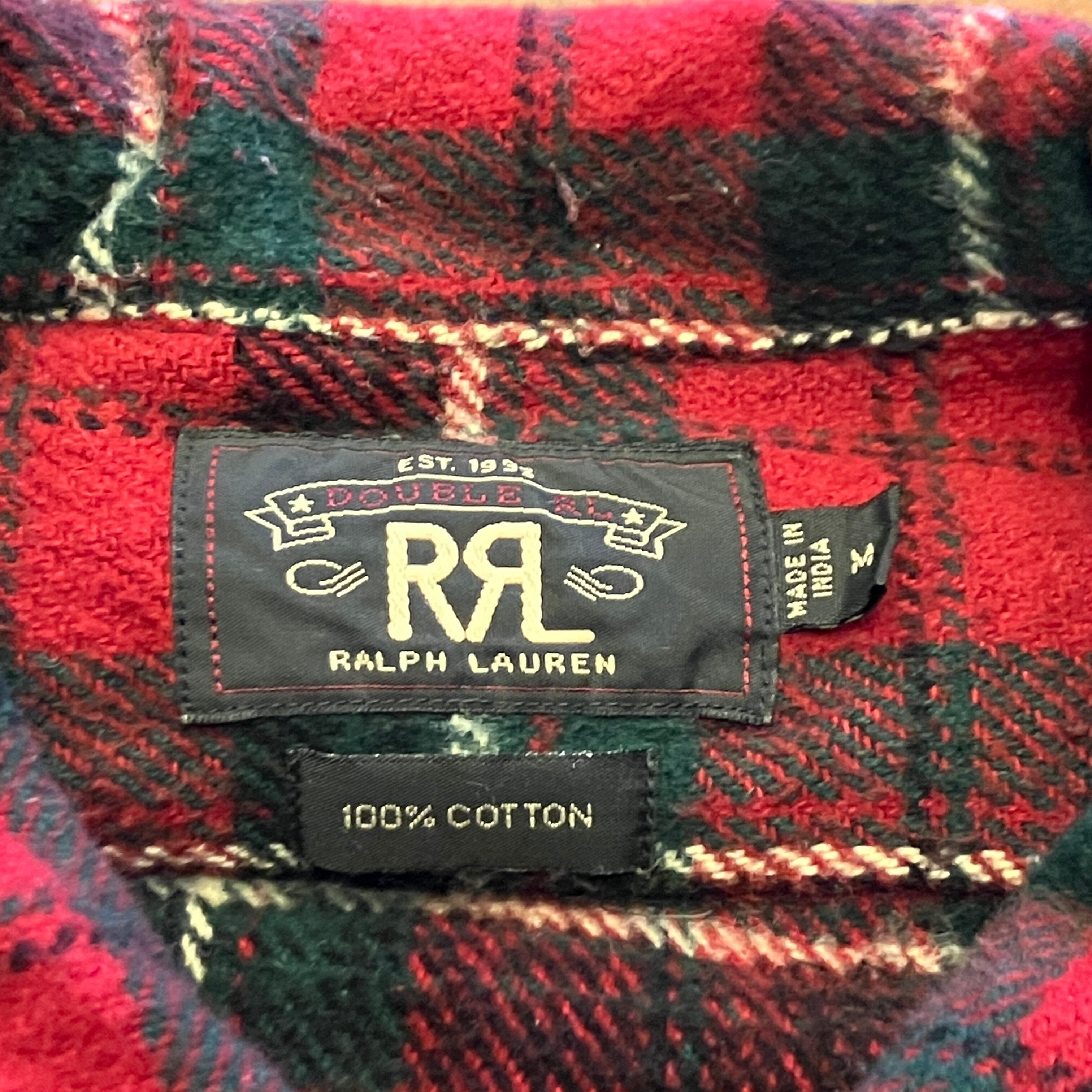 RRL HEAVY FLANNEL CHECK SHIRT | safarionline